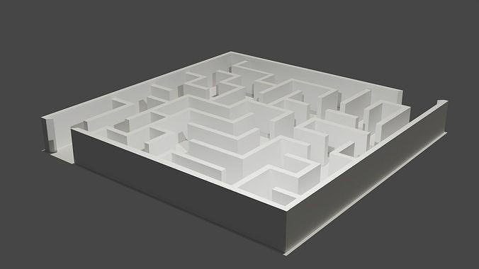 3D model Low Poly Maze 3D Model VR / AR / low-poly | CGTrader