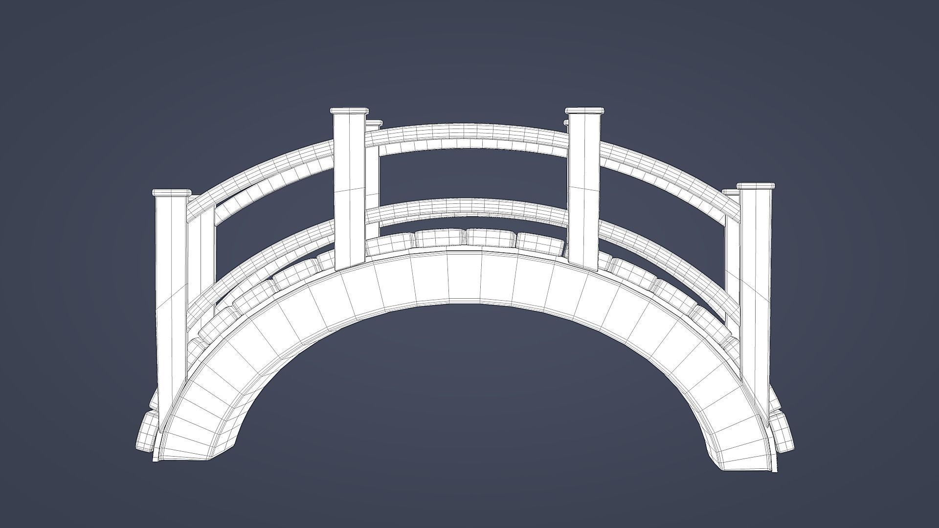 Wooden Bridge free 3D model | CGTrader