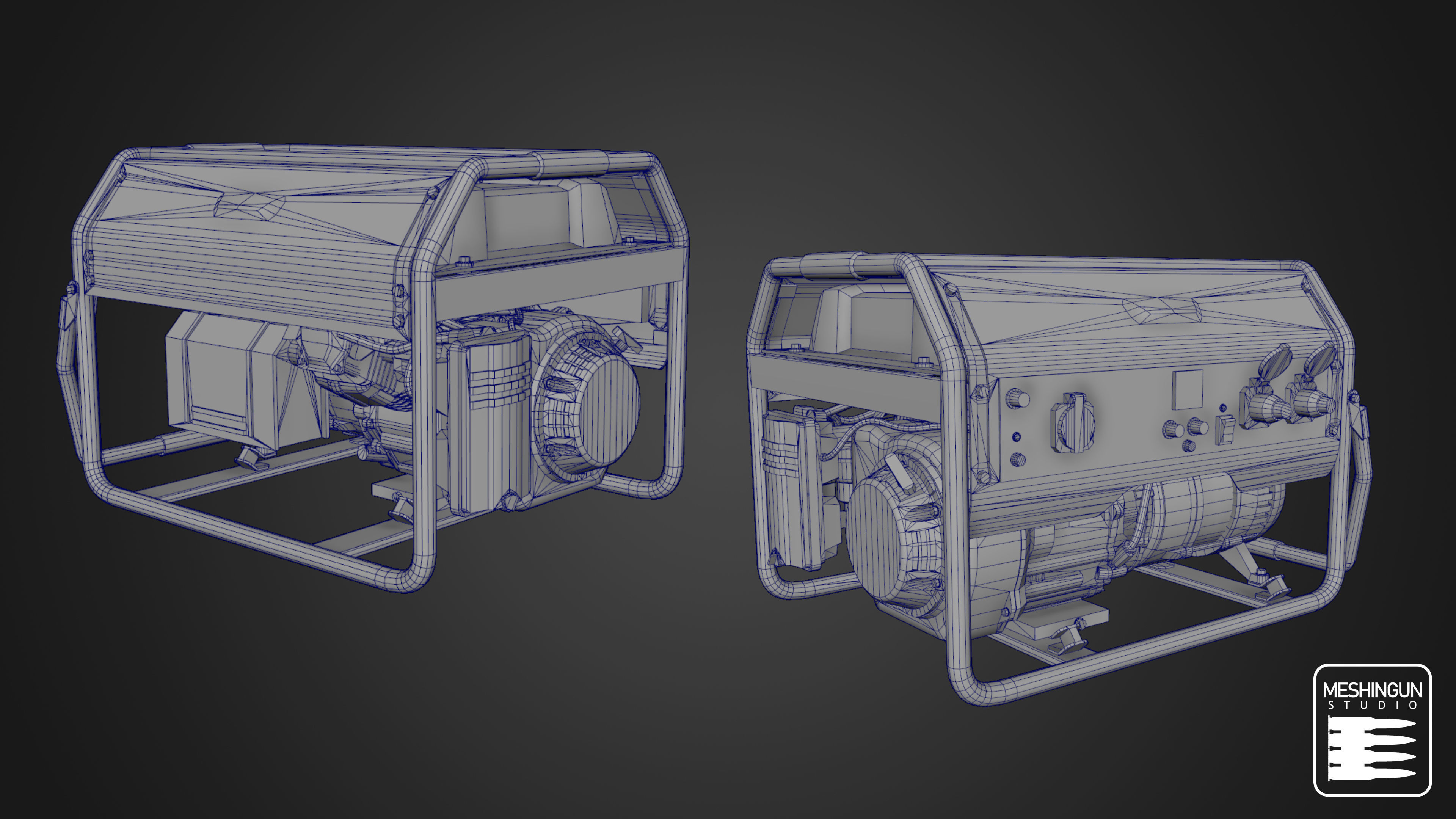 3D model Generator and Canister VR / AR / low-poly | CGTrader