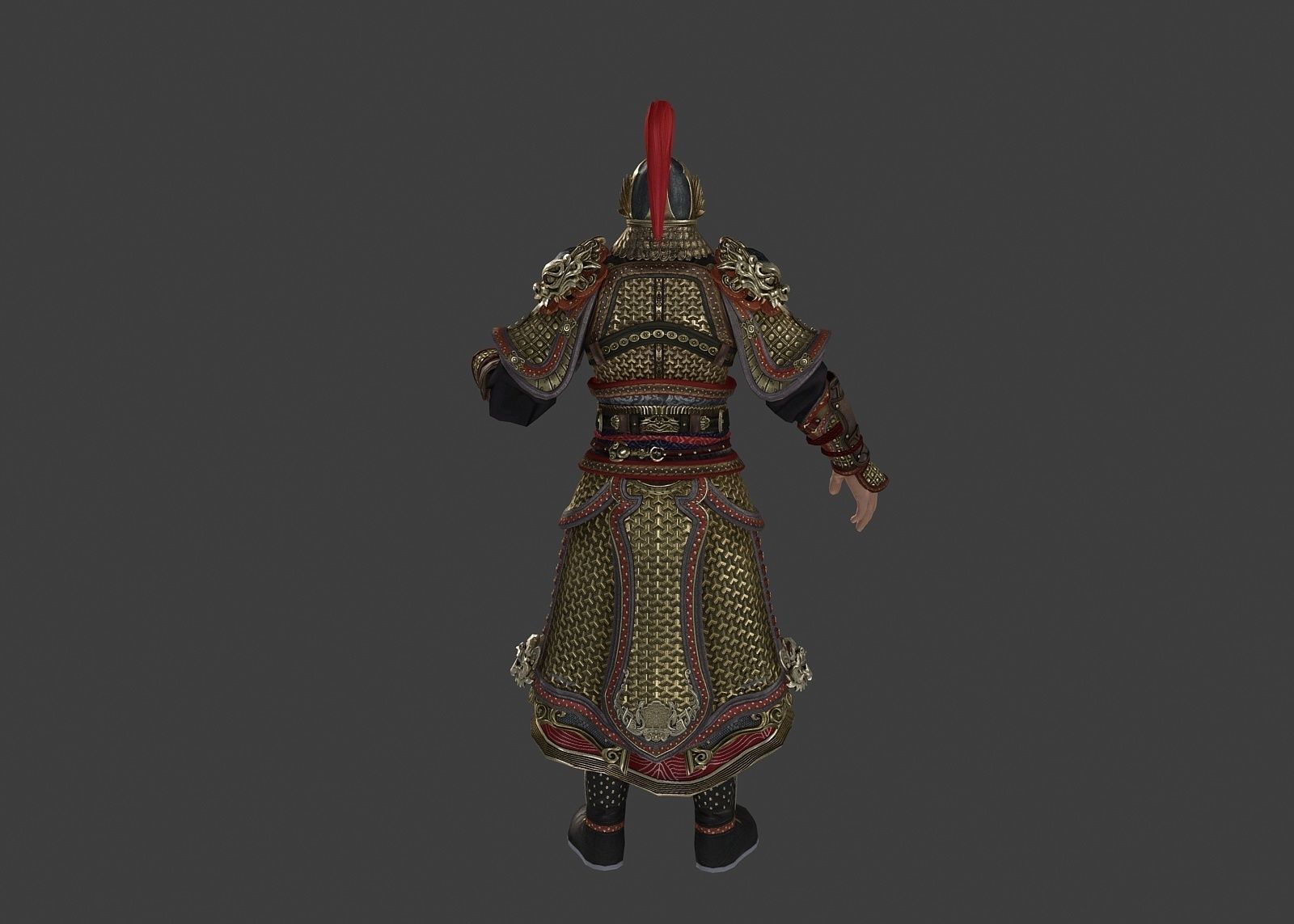 Armor of Ancient Military Generals in the Ming Dynasty 3D model | CGTrader