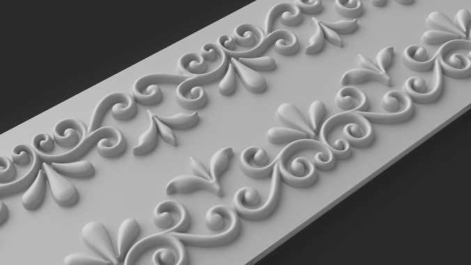 CNC model item 2 Sculpted Ornament Pack Vol 6 3D print model 3D model ...