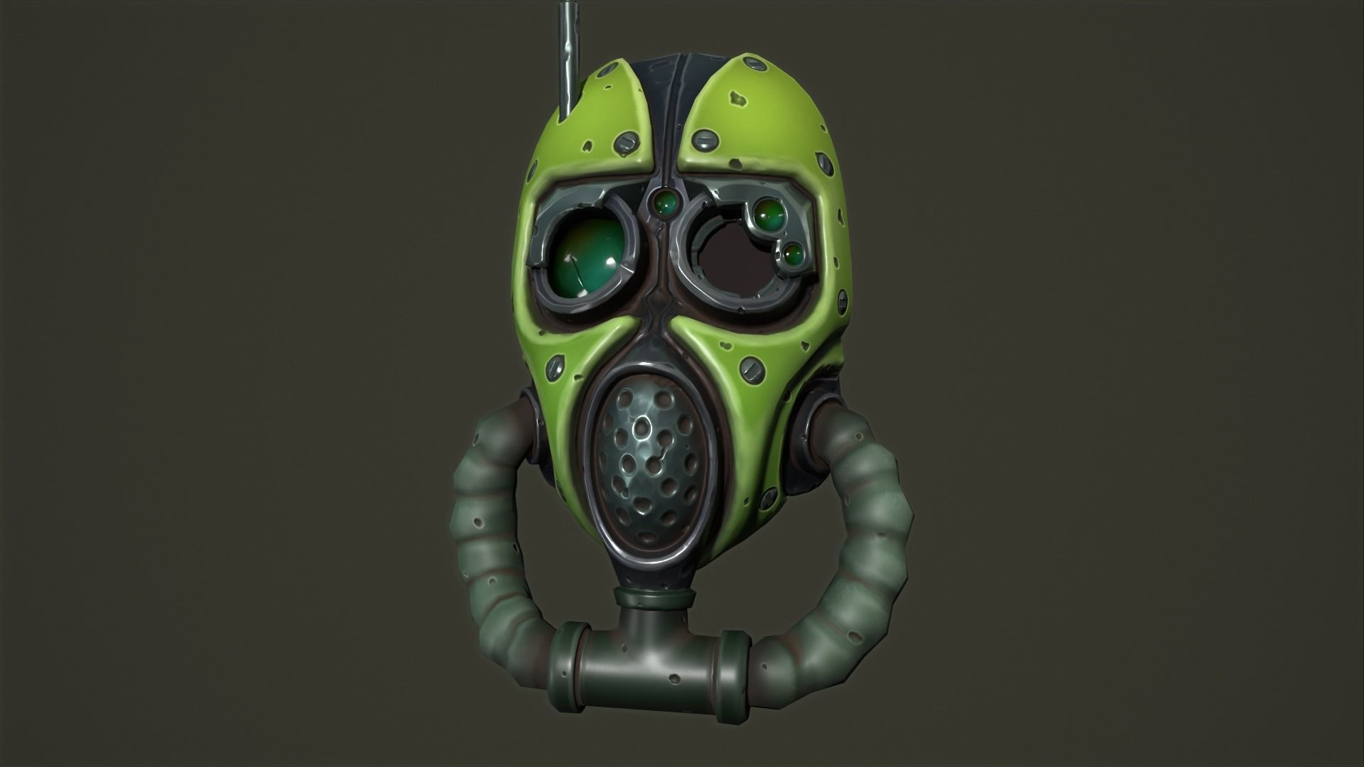 3D model Tech priest mask VR / AR / low-poly | CGTrader