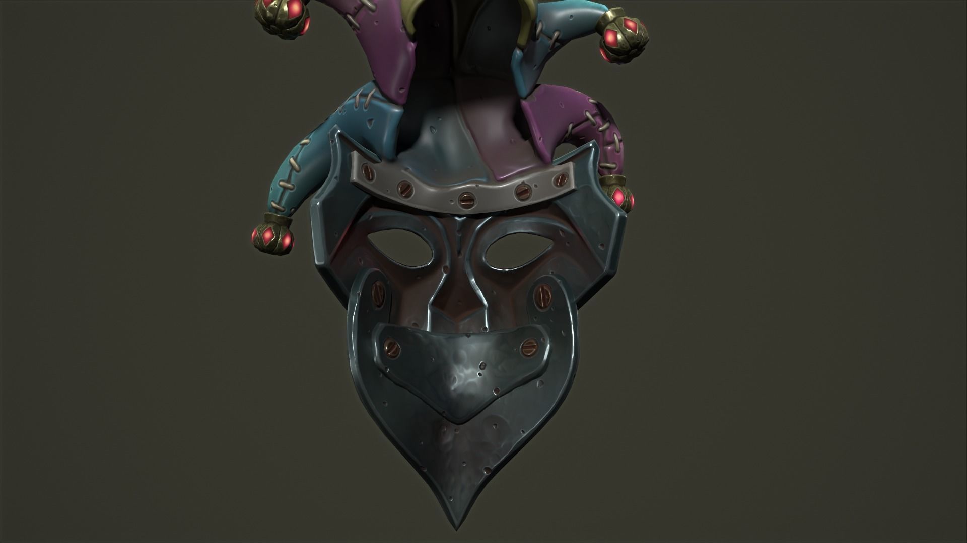 3D model Jester mask VR / AR / low-poly | CGTrader