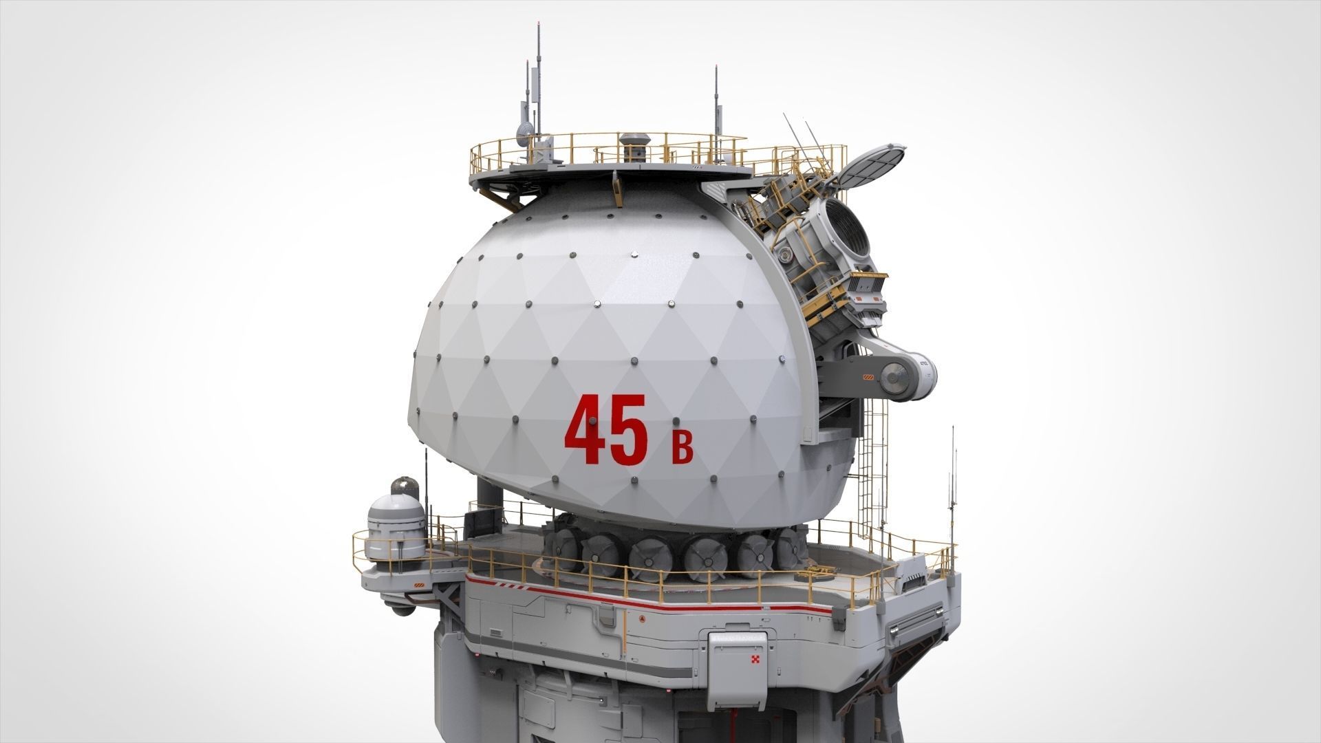 sci fi observation post 3D model | CGTrader