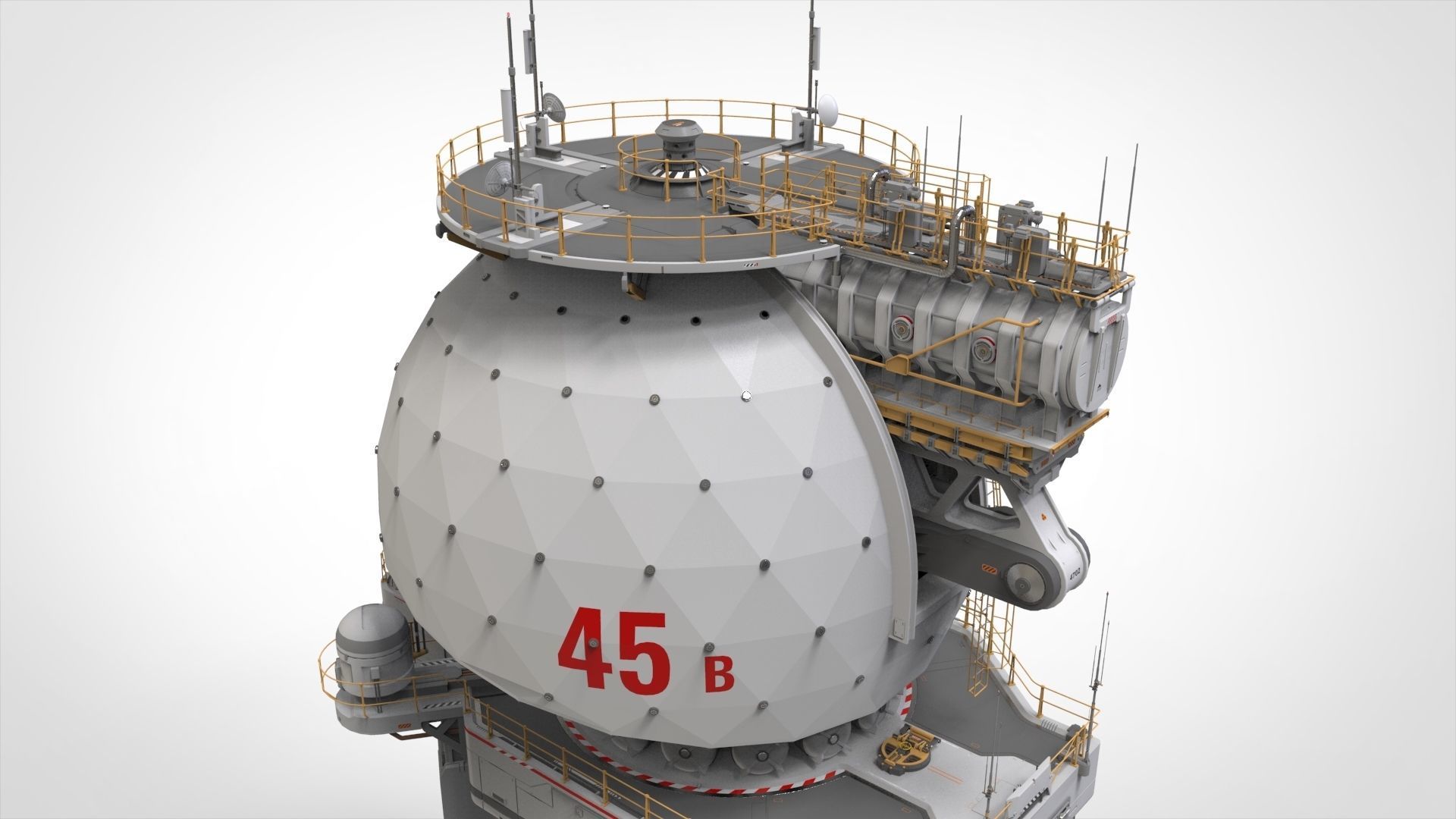 sci fi observation post 3D model | CGTrader