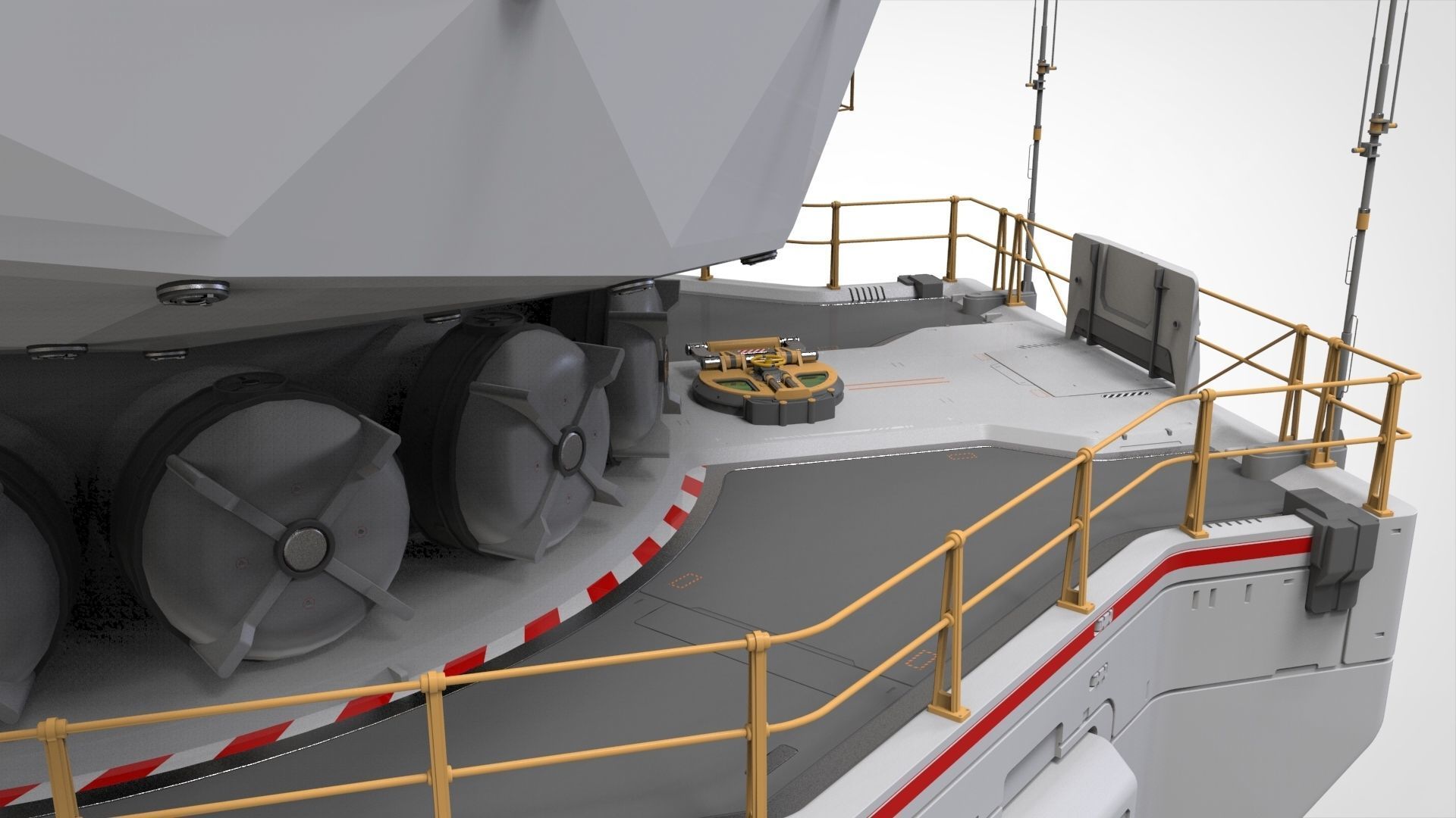 sci fi observation post 3D model | CGTrader