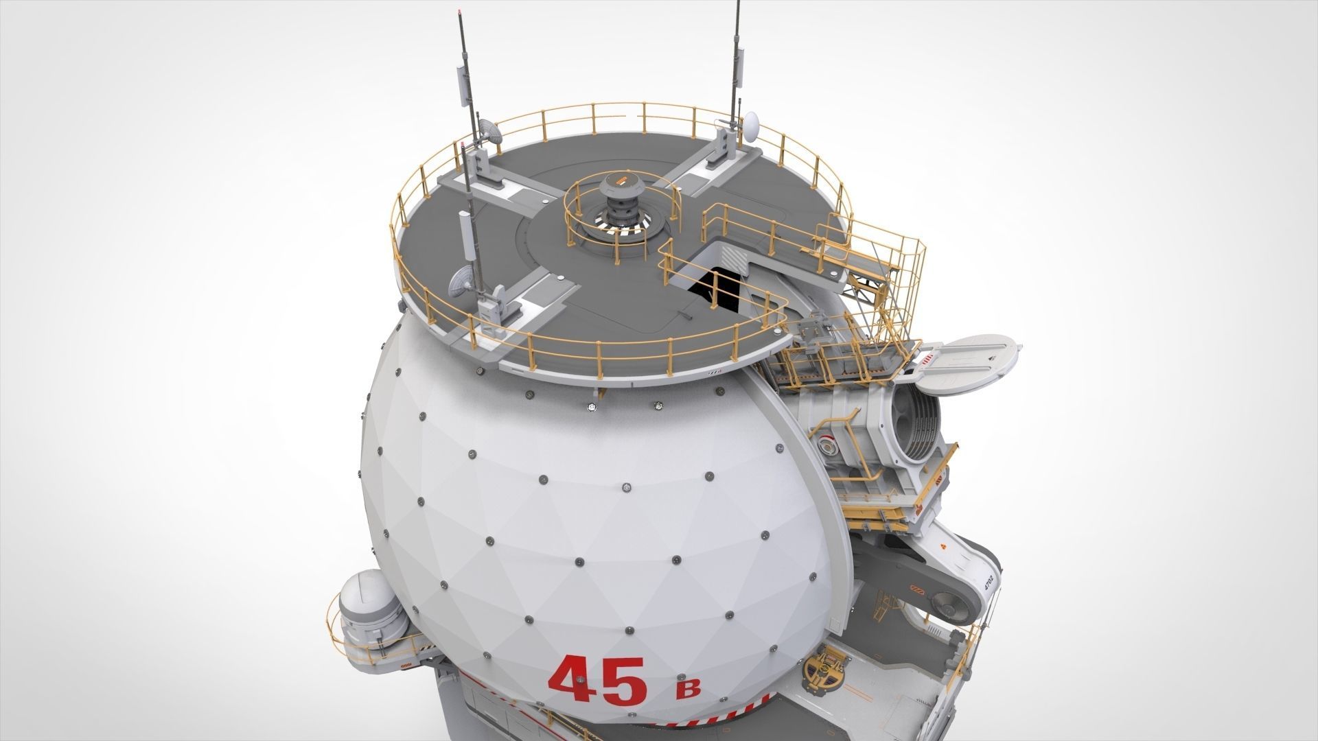 sci fi observation post 3D model | CGTrader