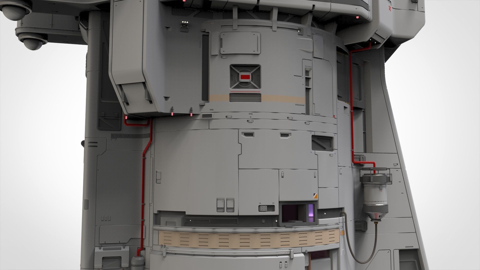 sci fi observation post 3D model | CGTrader