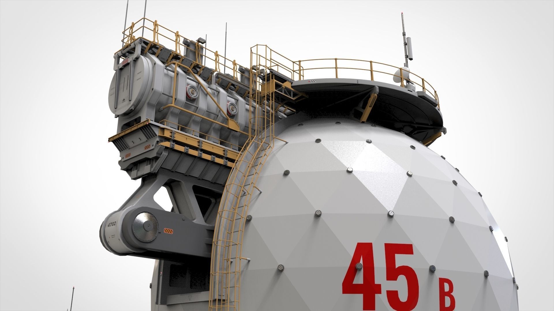 sci fi observation post 3D model | CGTrader