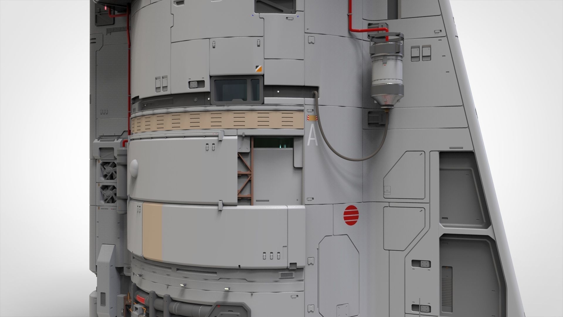 sci fi observation post 3D model | CGTrader