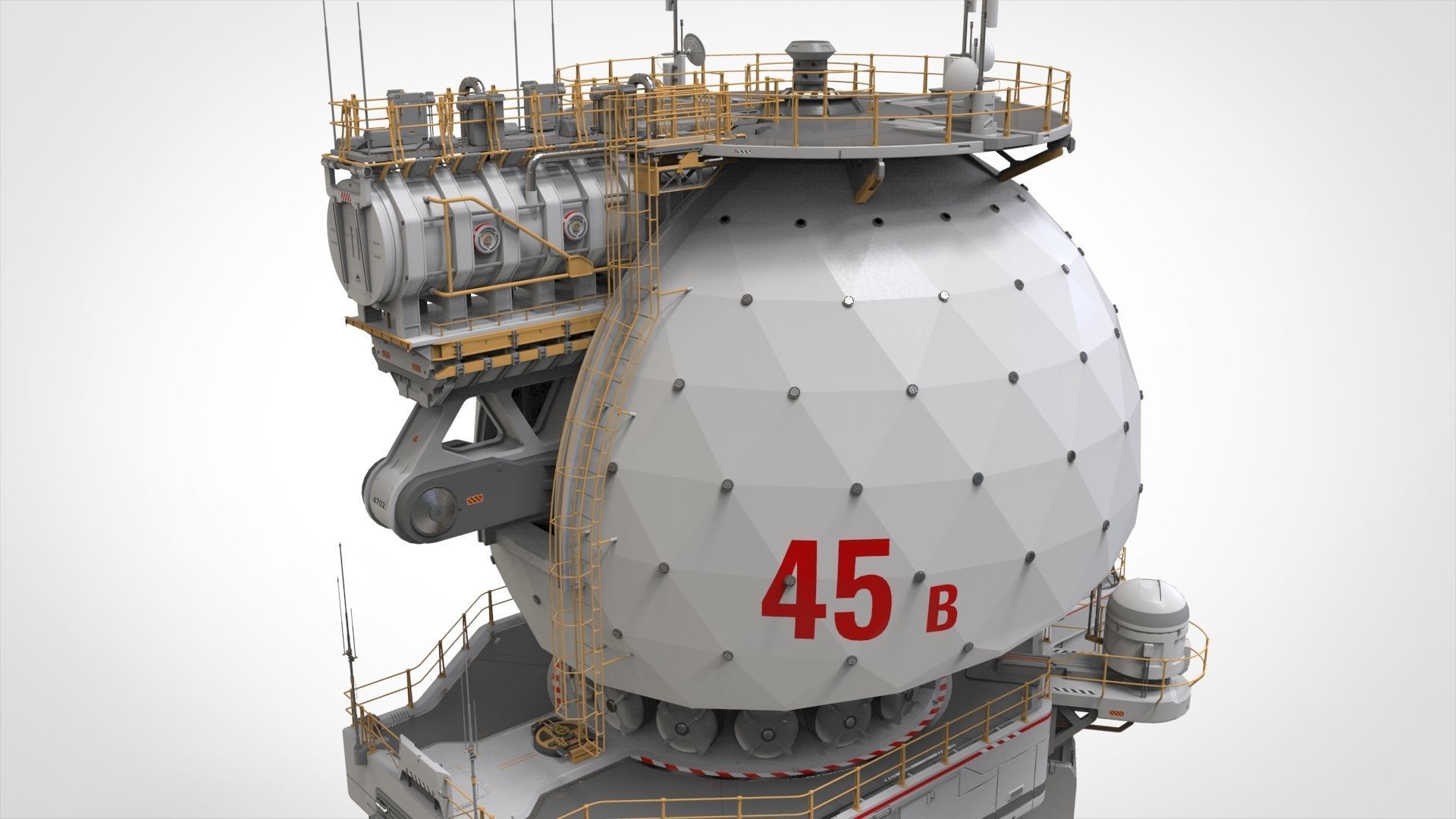 sci fi observation post 3D model | CGTrader