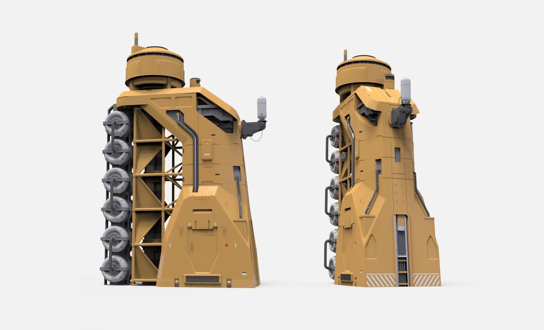 Sci Fi Modular Environment 18 3D model | CGTrader