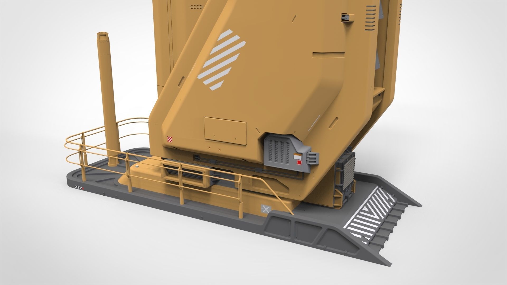 Sci Fi Modular Environment 18 3D model | CGTrader