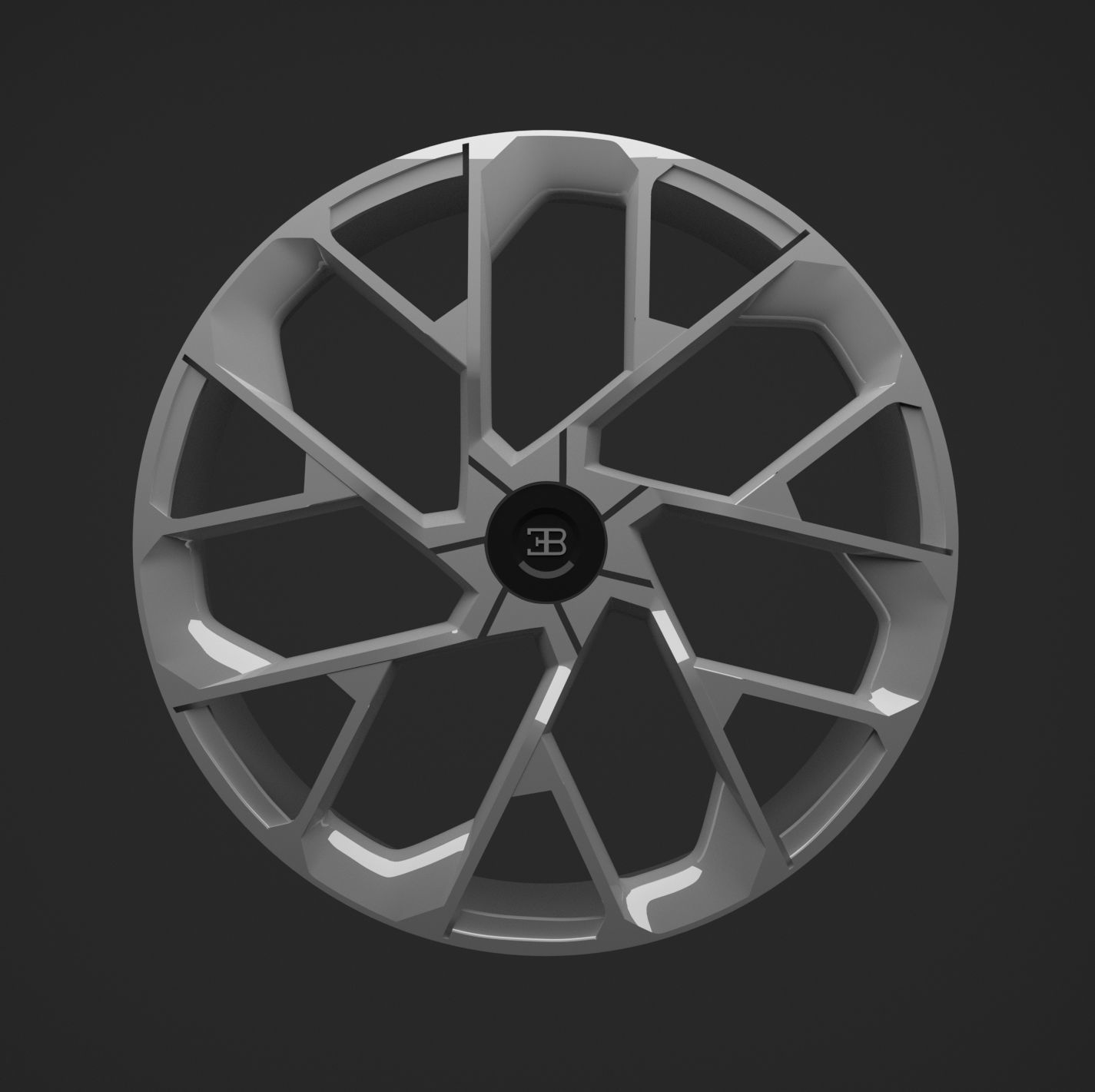 Bugatti Wheel 3D model | CGTrader