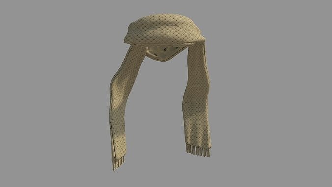 3D model Scarf VR / AR / low-poly | CGTrader
