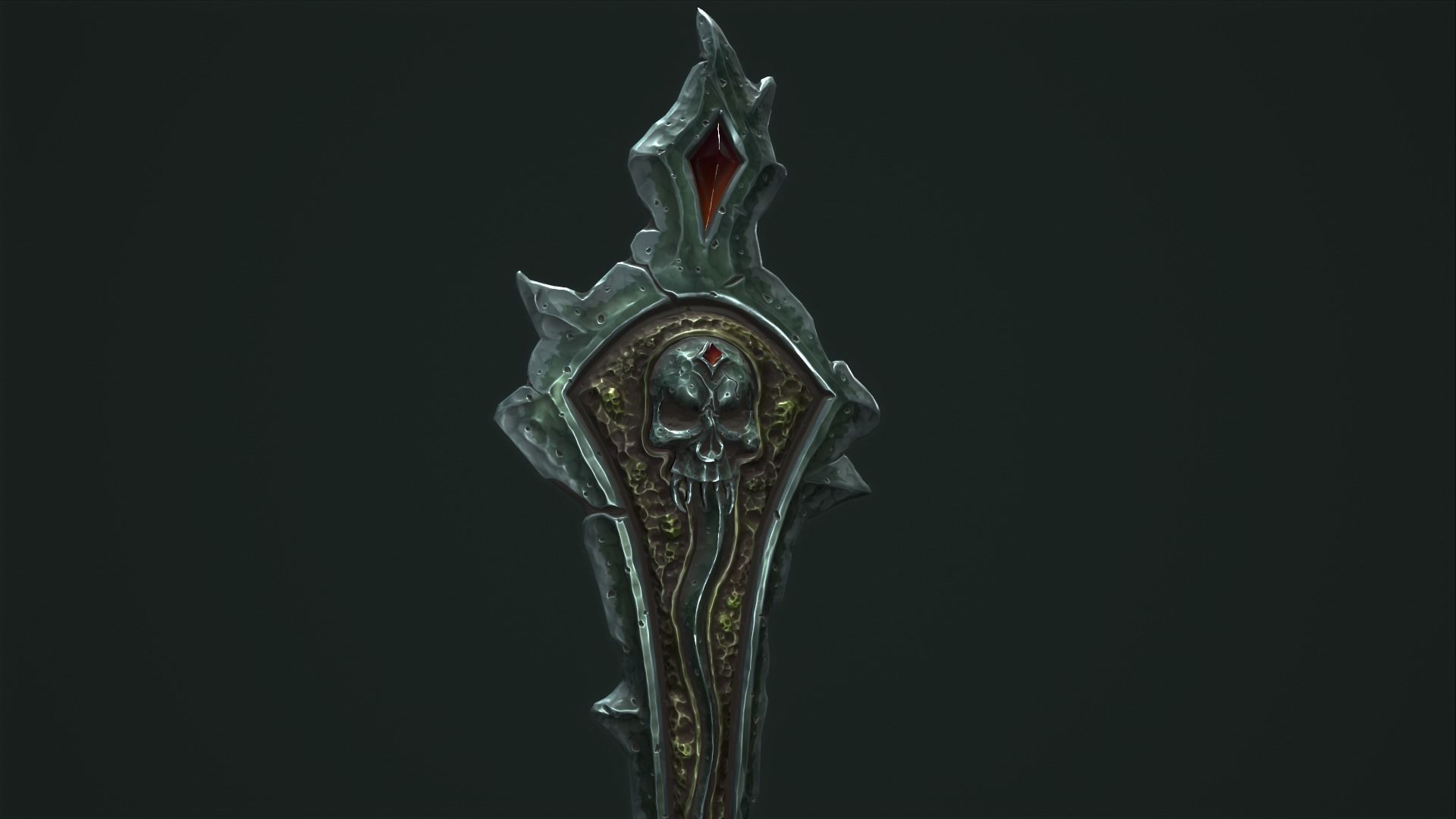 3D model Undead two handed sword VR / AR / low-poly | CGTrader