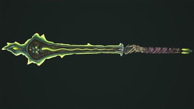 3D model Undead two handed sword VR / AR / low-poly | CGTrader