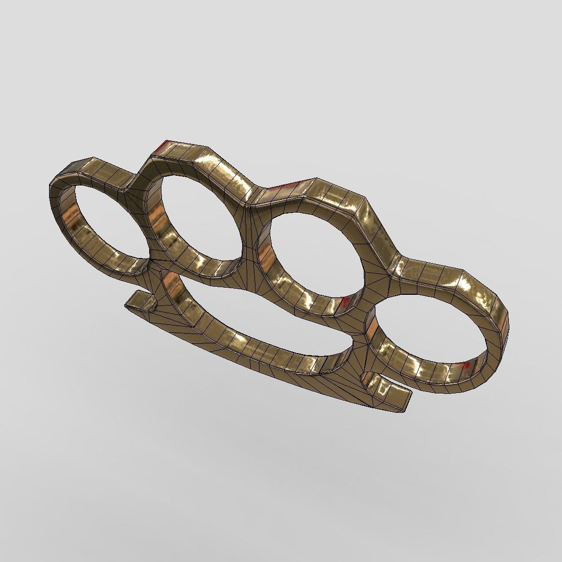 3D model Brass Knuckles VR / AR / low-poly | CGTrader