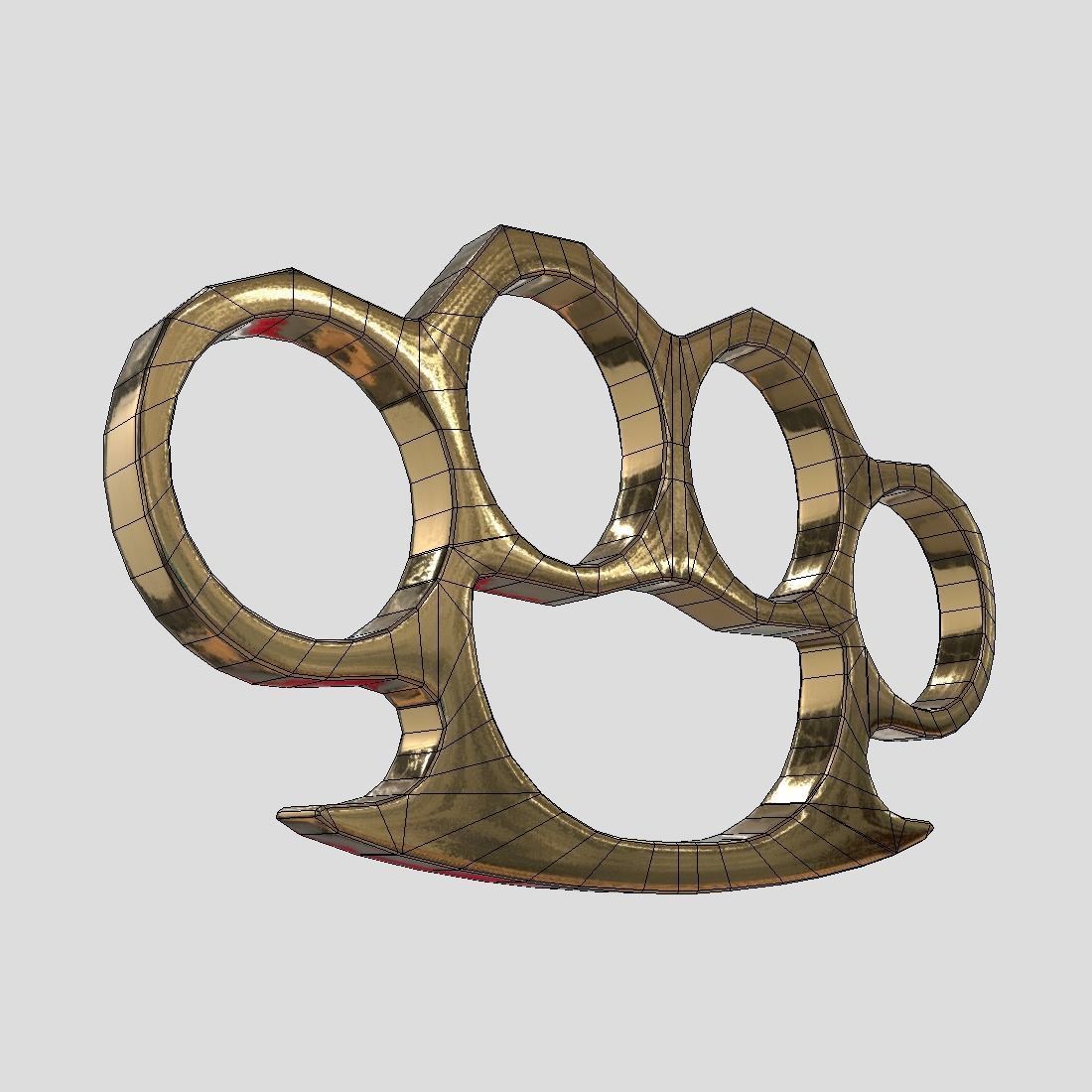 3D model Brass Knuckles VR / AR / low-poly | CGTrader