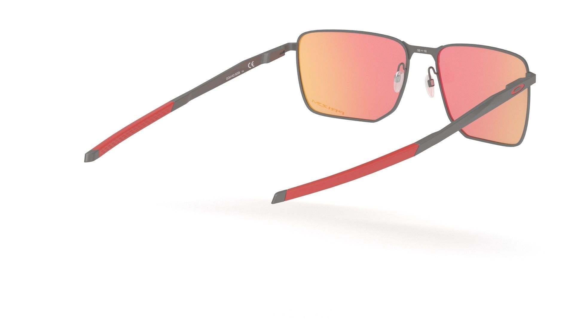 Oakley Ejector Prizm Ruby Lenses Matte Gunmetal Frame Sunglass 3D model ...