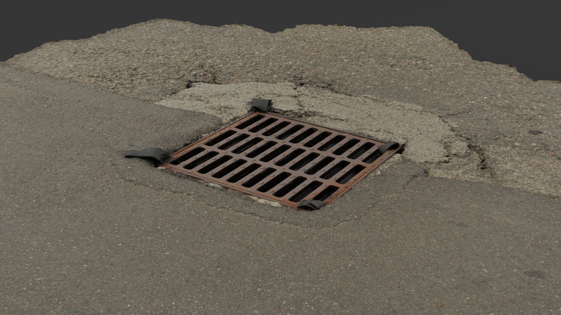 Drain cover raw scan 3D model | CGTrader
