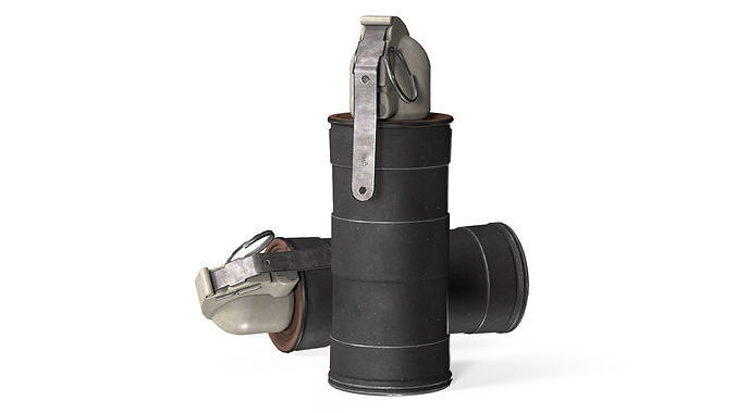 3D model MILITARY Game Ready Soviet GRD Smoke Grenade VR / AR / low ...