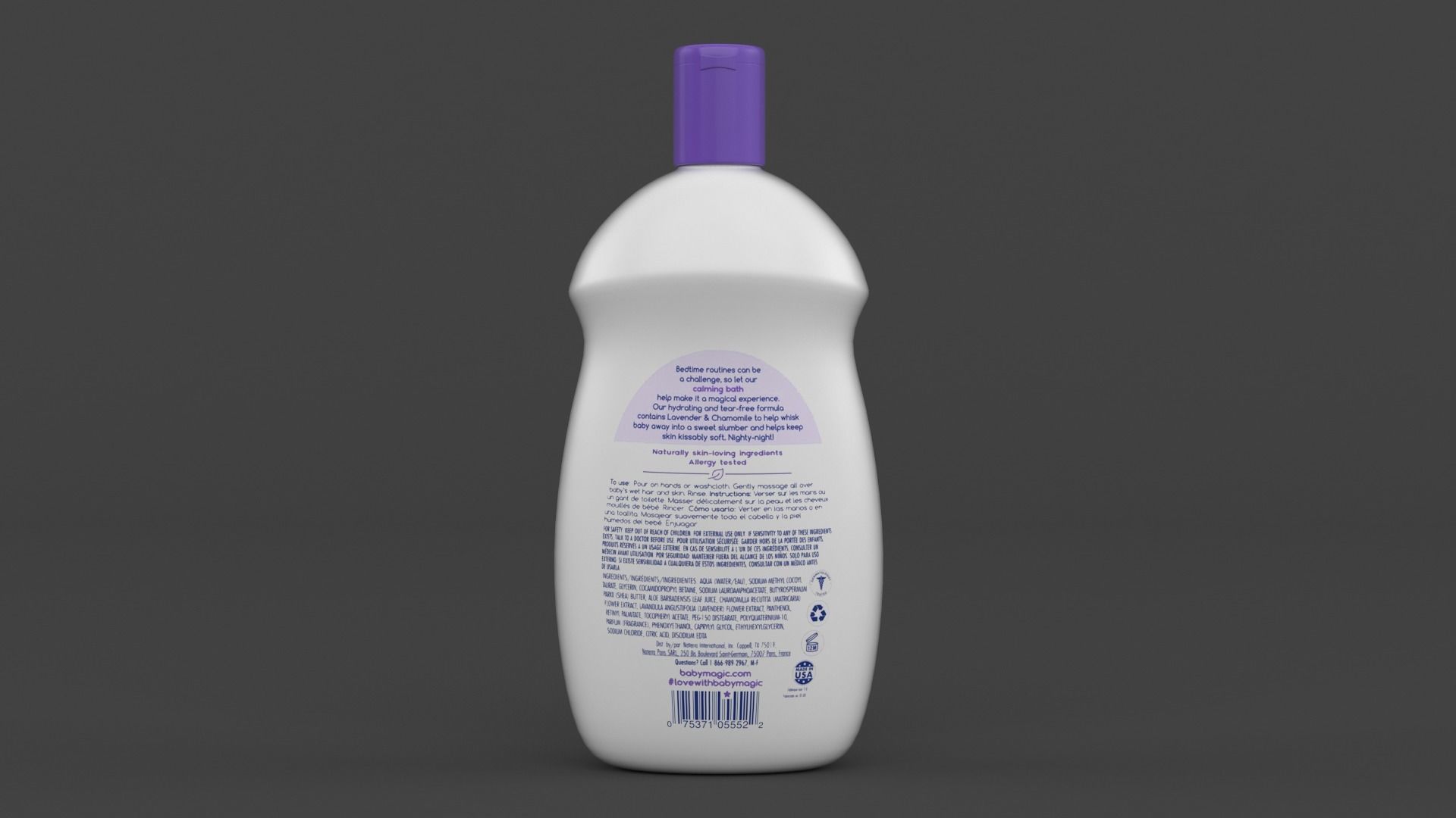 Baby Magic Lotion 3D model | CGTrader