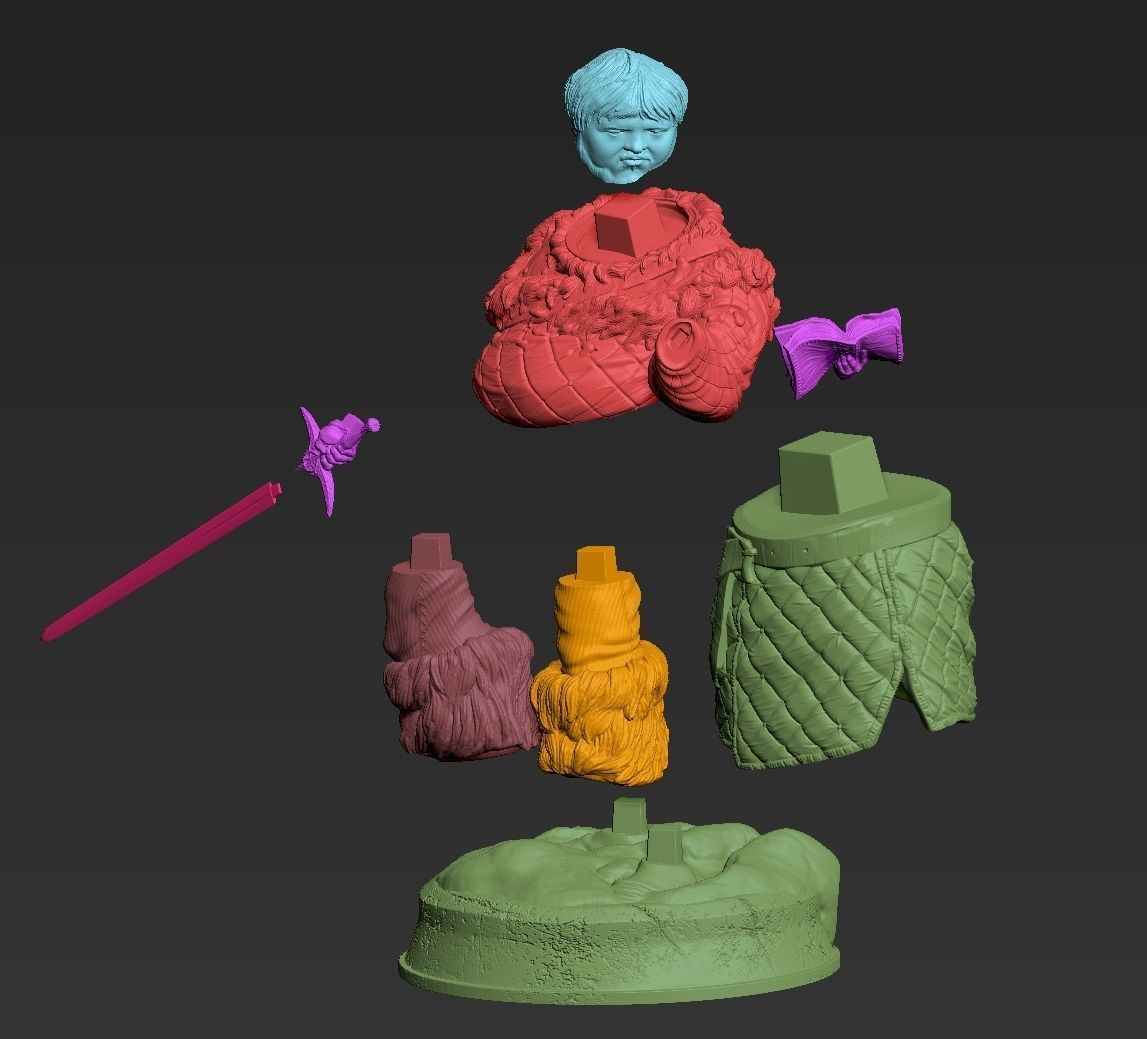 Samwell Tarly 3D model 3D printable | CGTrader