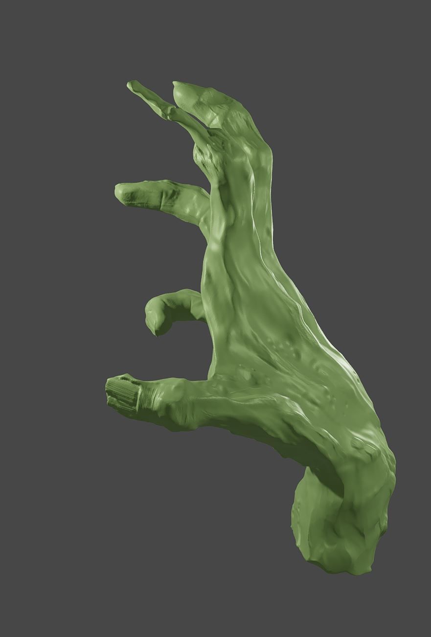 Horror Zombie Hand Halloween Prop Decoration 3D model 3D printable ...
