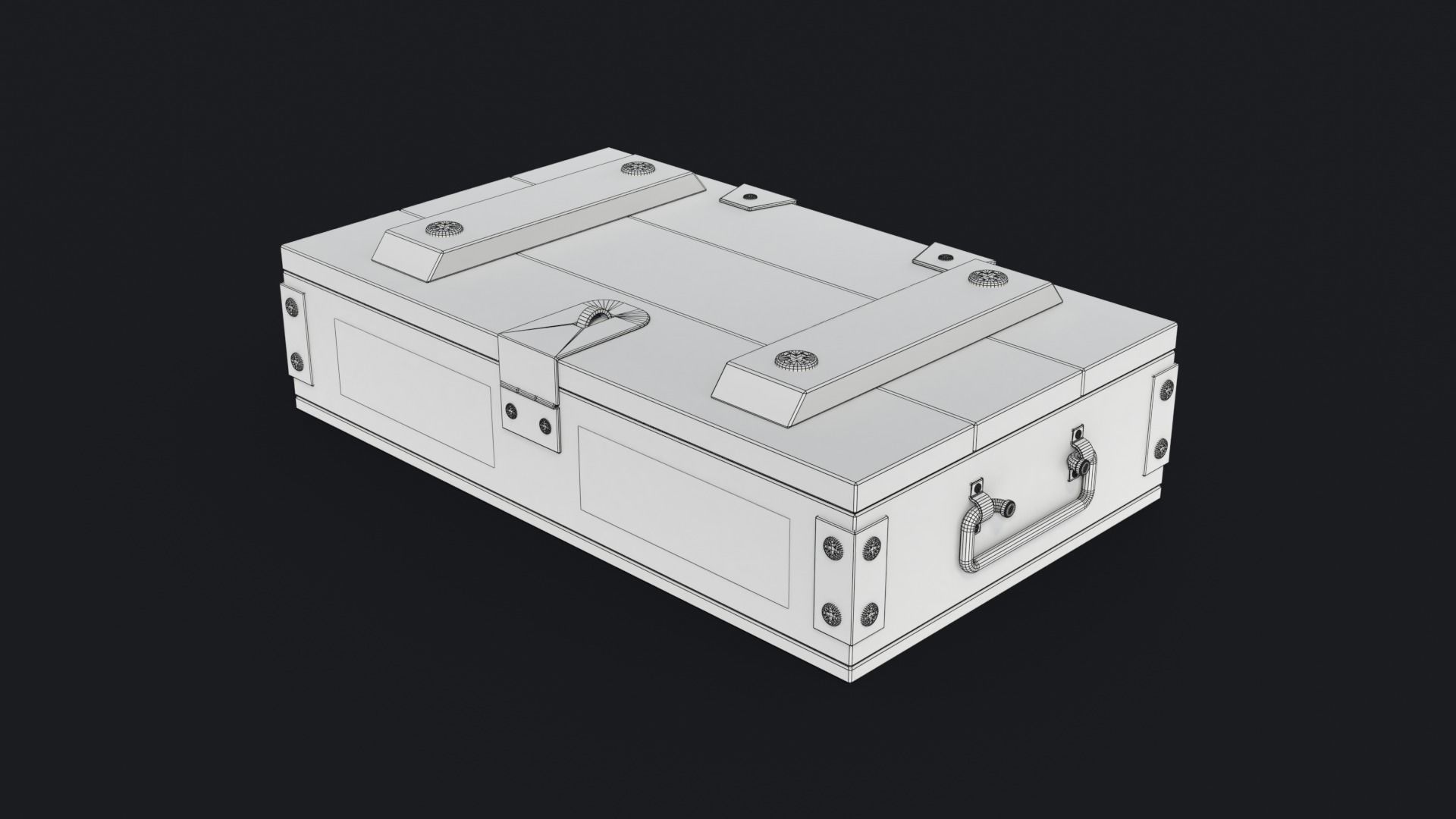 WOODEN ARMY CRATE free VR / AR / low-poly 3D model | CGTrader