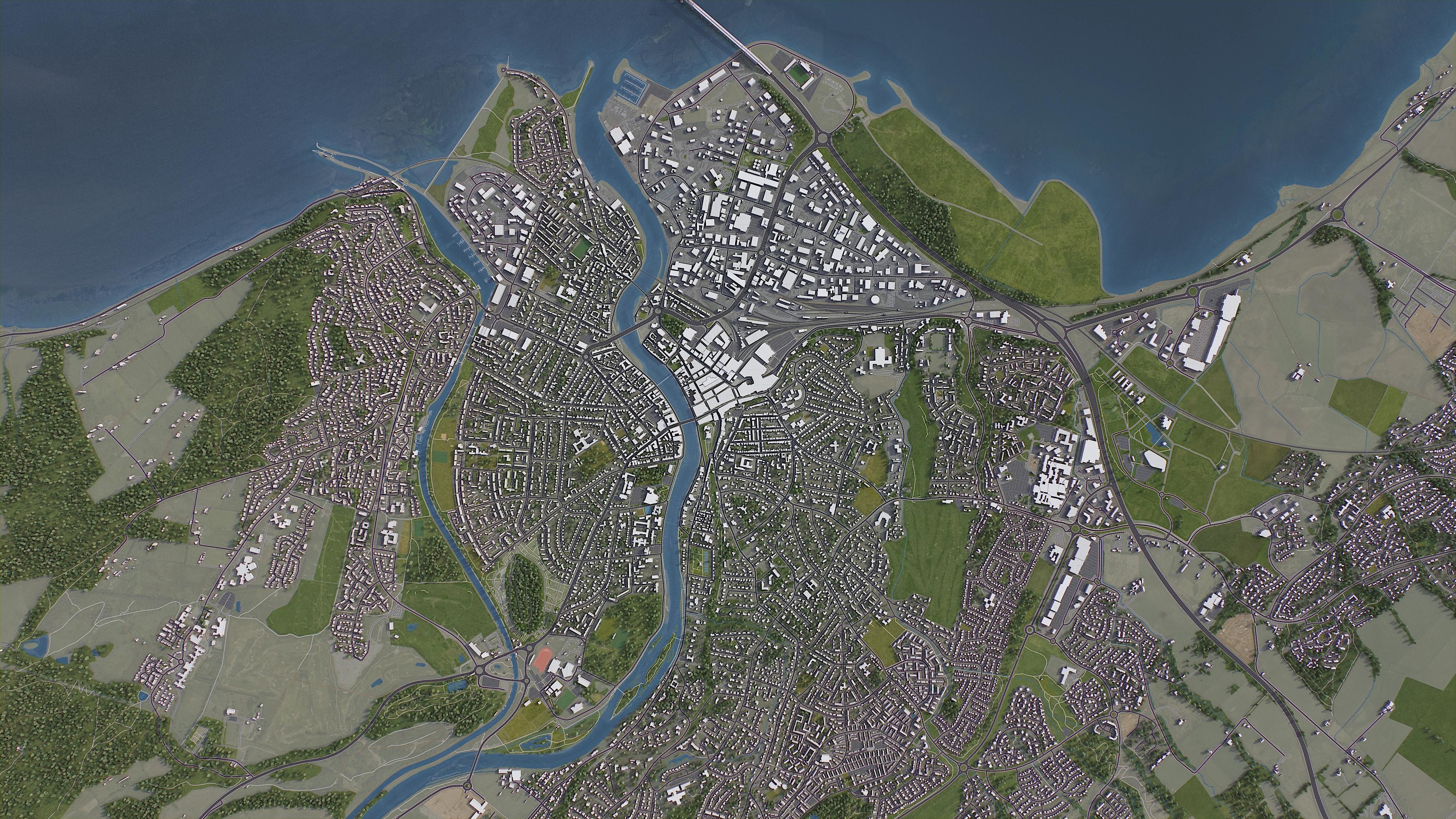 3D model Inverness VR / AR / low-poly | CGTrader