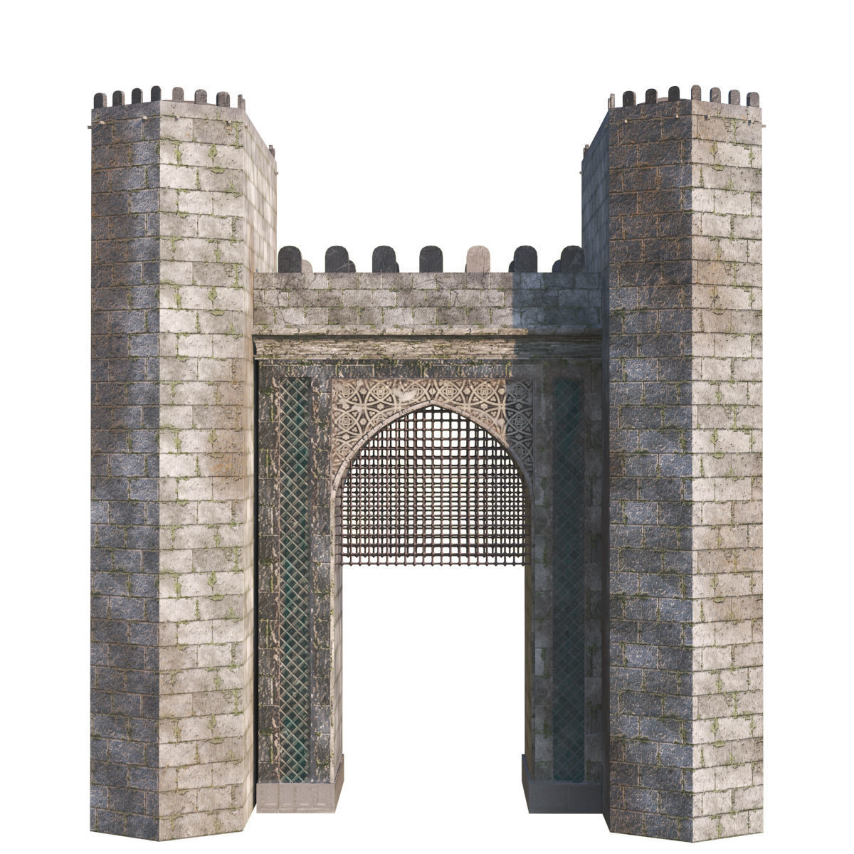 3D model Lowpoly medival environment kitbash vol01 VR / AR / low-poly ...