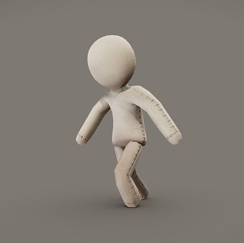 3D model Low Poly Rag Doll VR / AR / low-poly | CGTrader