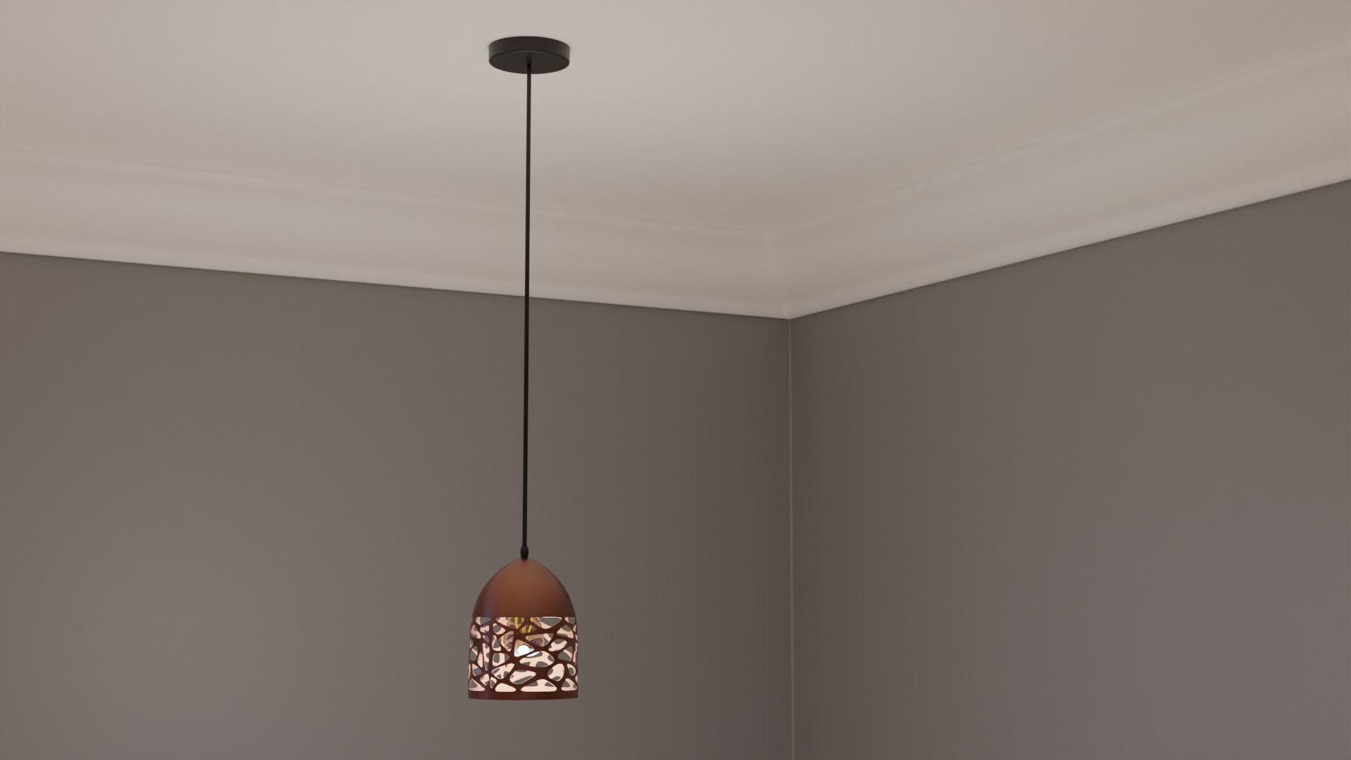 Pendant Ceiling Light P942 3D model | CGTrader