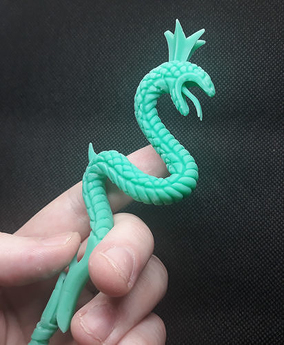 3D model Snake staff 3d print VR / AR / low-poly | CGTrader