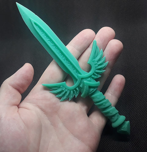 Rune dagger 3d print 3D model 3D printable | CGTrader
