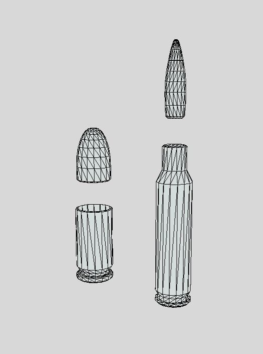3D model Bullets Low Poly PBR - bullet - bullet - bullet - bullet ...