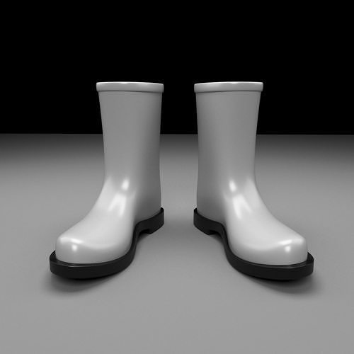 Mens rubber boots 2014 3D model | CGTrader