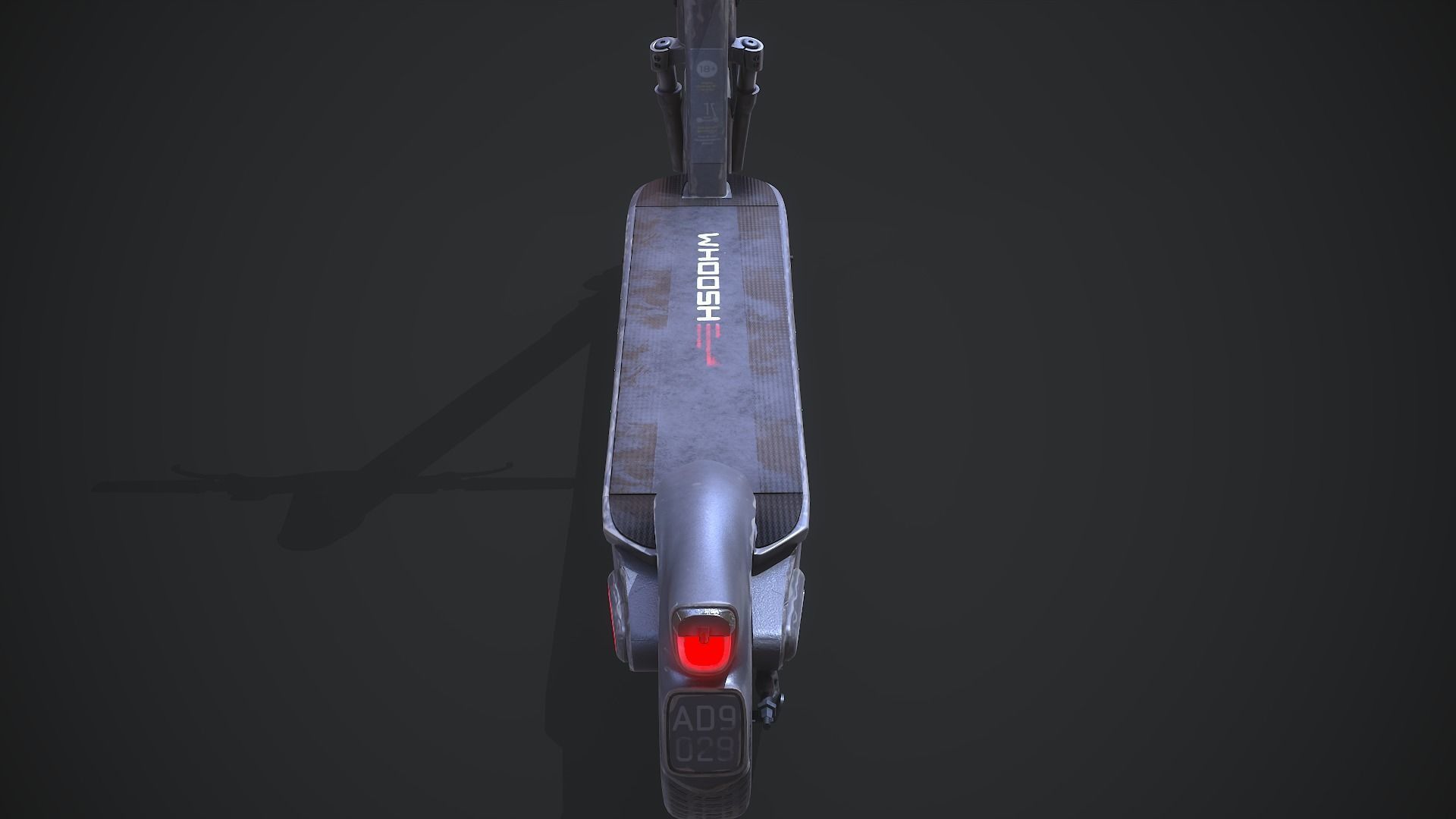 Electric Scooter Whoosh 3D model rigged | CGTrader