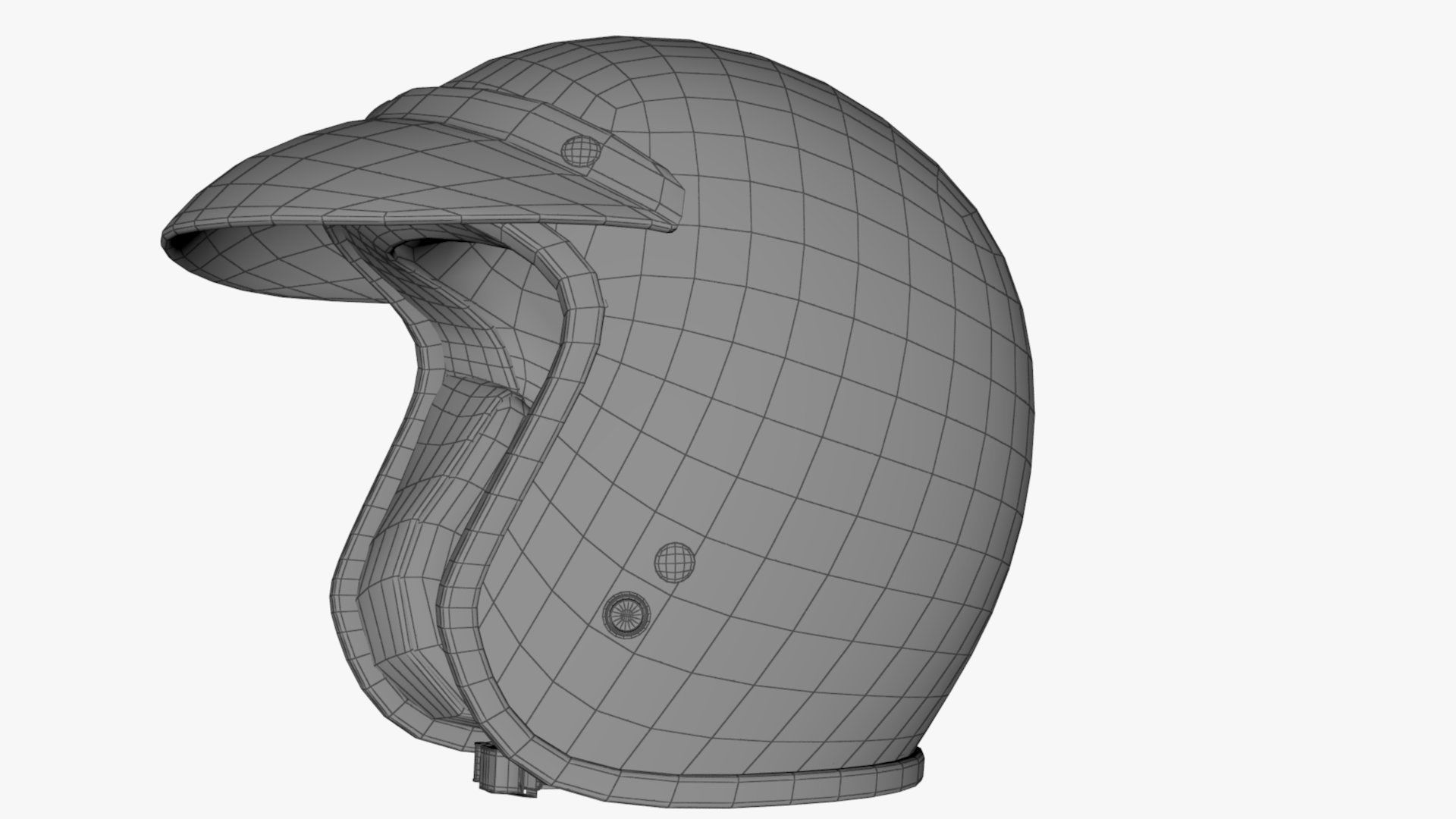 3D model Motorcycle Helmet VR / AR / low-poly | CGTrader