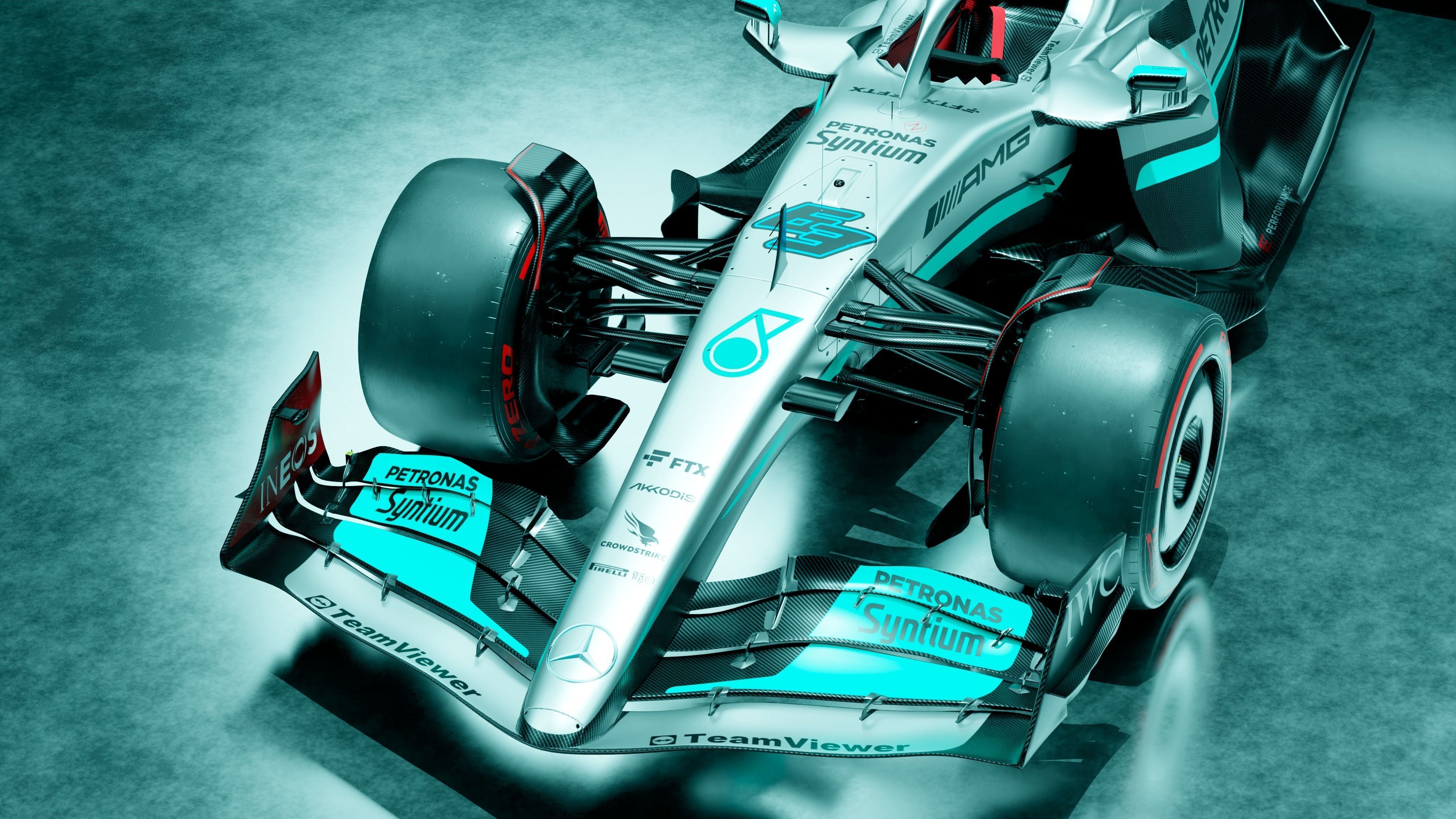 3D model f1 2022 Mercedes-AMG W13 VR / AR / low-poly | CGTrader