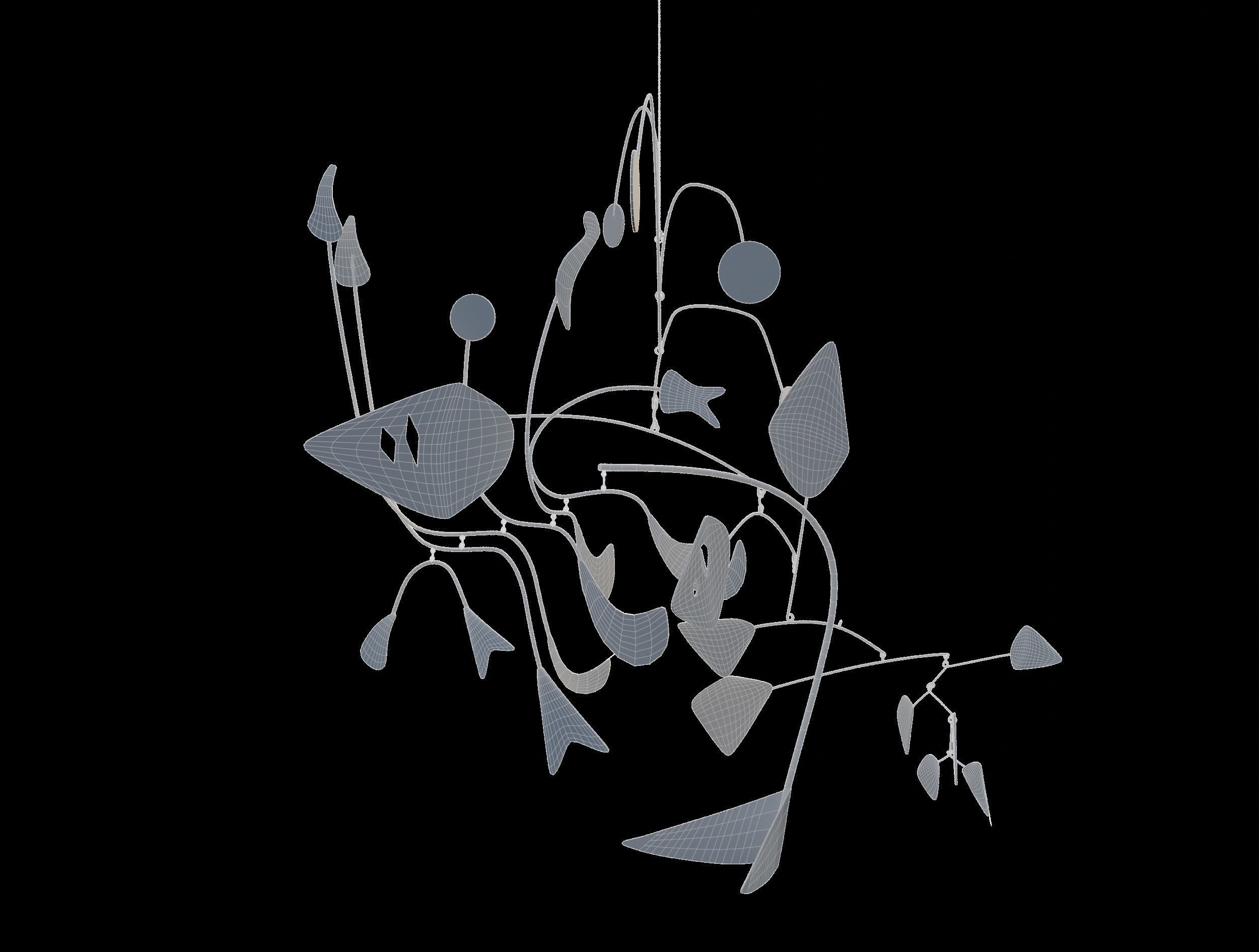 Alexander Calder Sculpture Replica 01 3D model | CGTrader