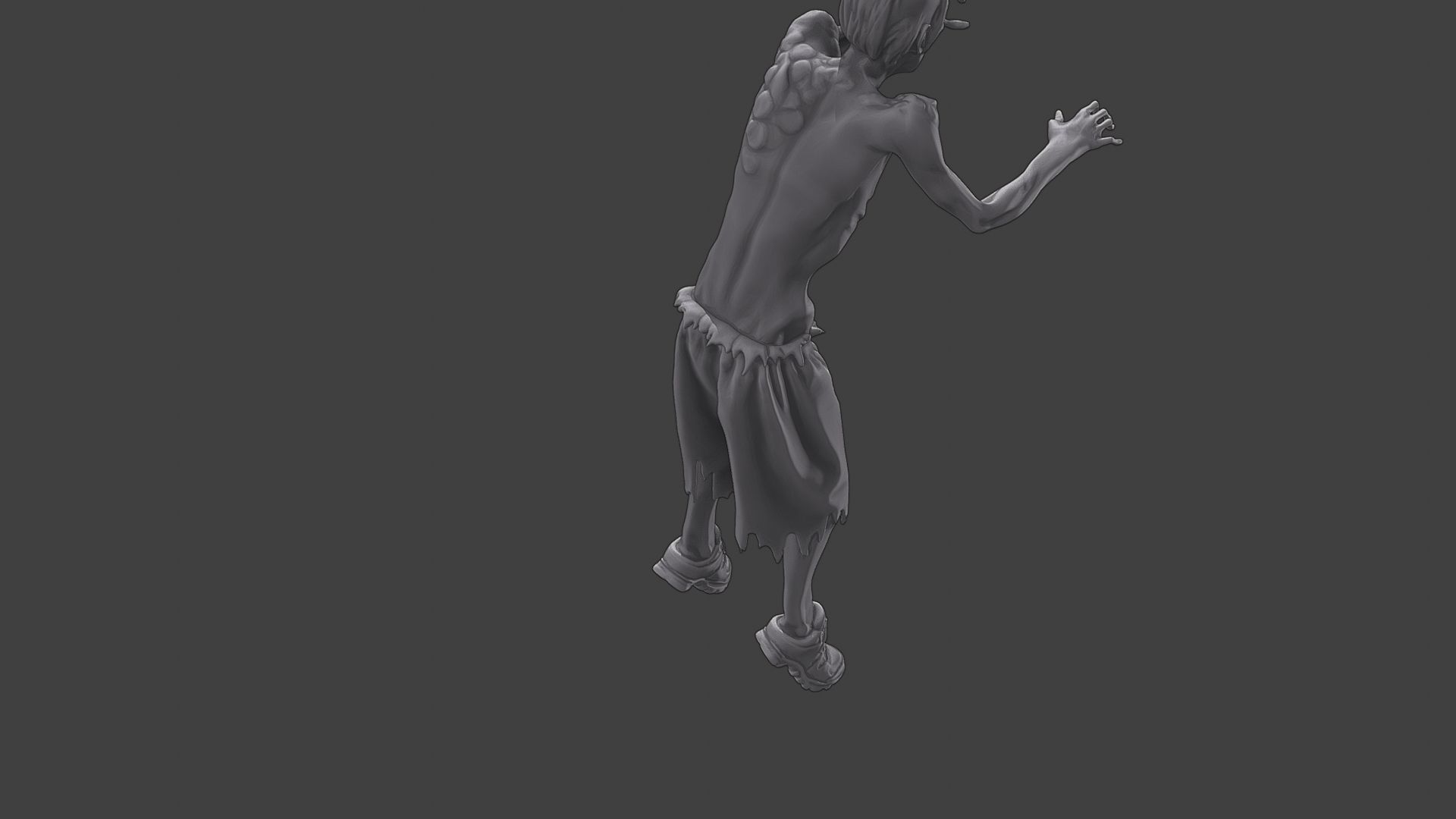 Casual Zombie CZ3 0003 3D model 3D printable | CGTrader