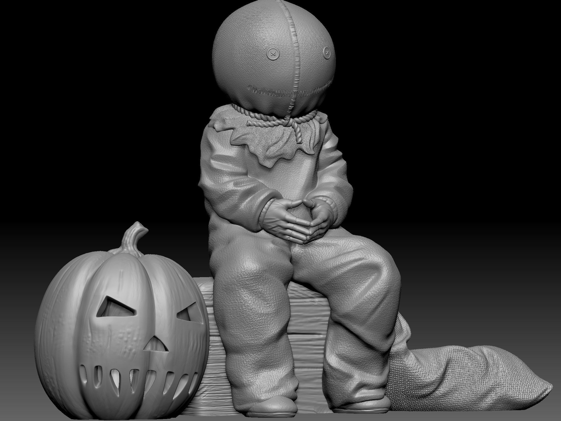 Trick or Treat - Halloween 3D model 3D printable | CGTrader