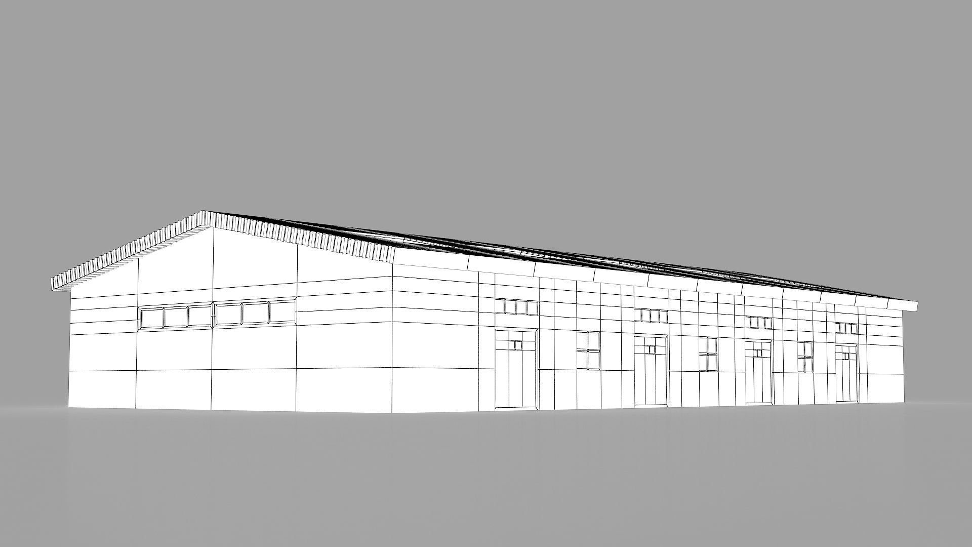 3D model Warehouse industrial building VR / AR / low-poly | CGTrader