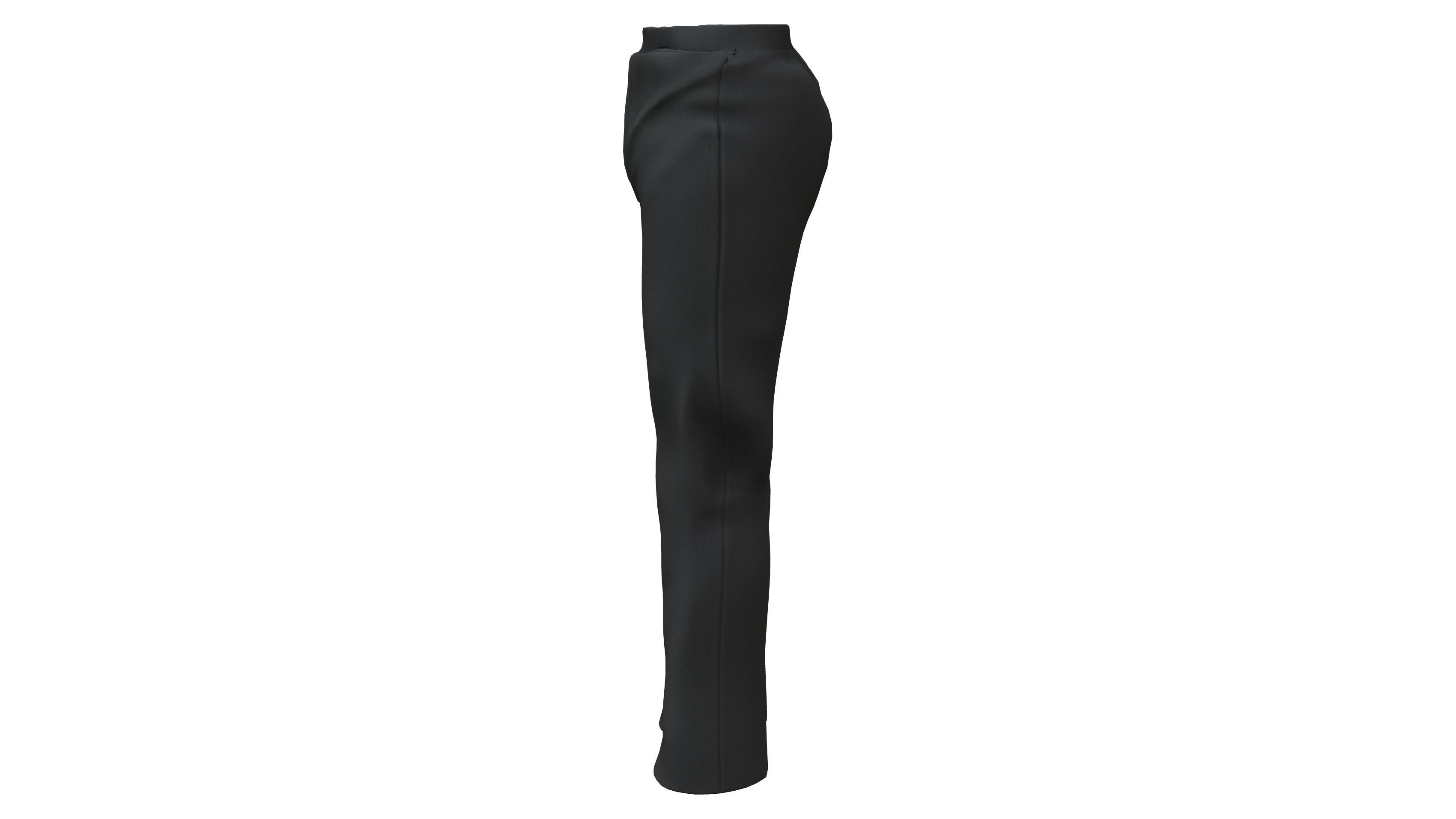 3D model Men Black Pants VR / AR / low-poly | CGTrader