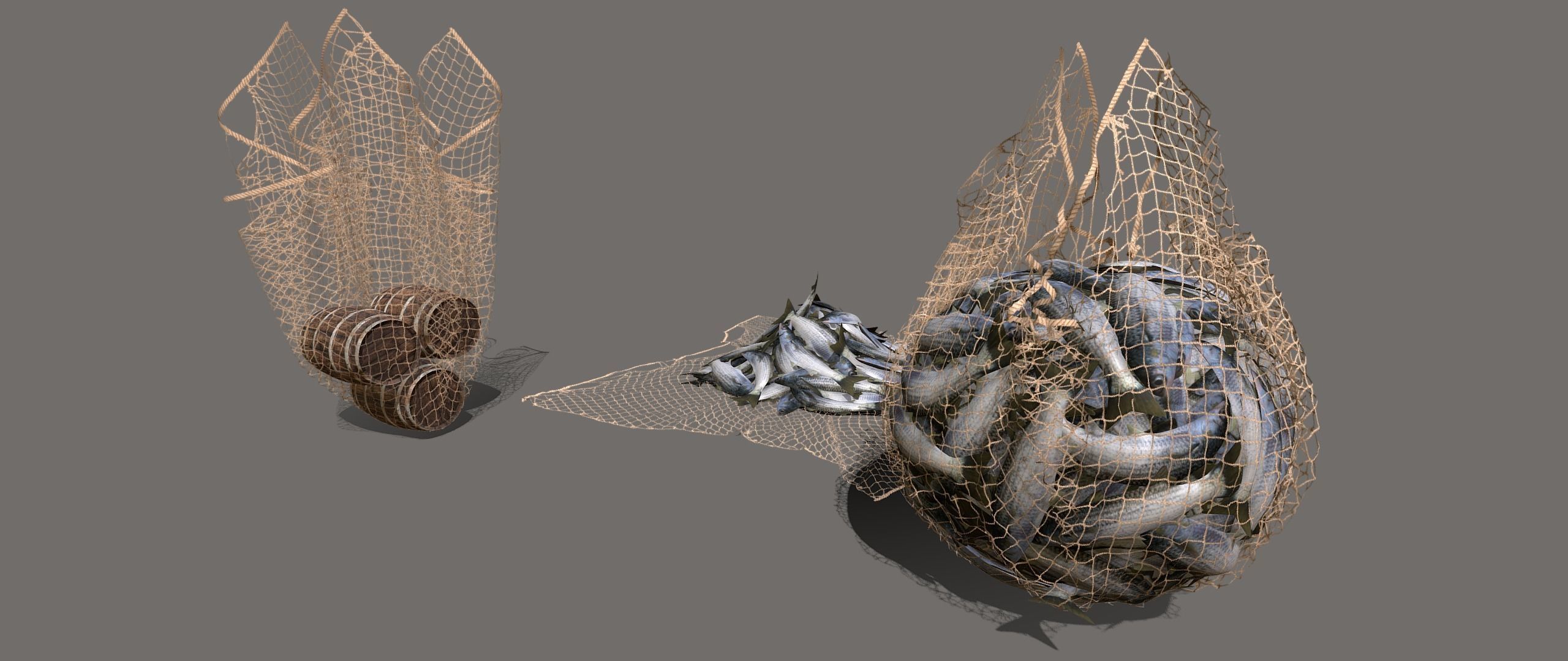 3D model Fishing net VR / AR / low-poly | CGTrader