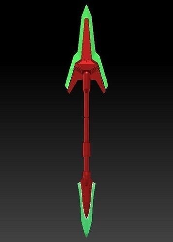 Darilbalde Beam Polearm from MSG The Witch from Mercury free 3D model ...