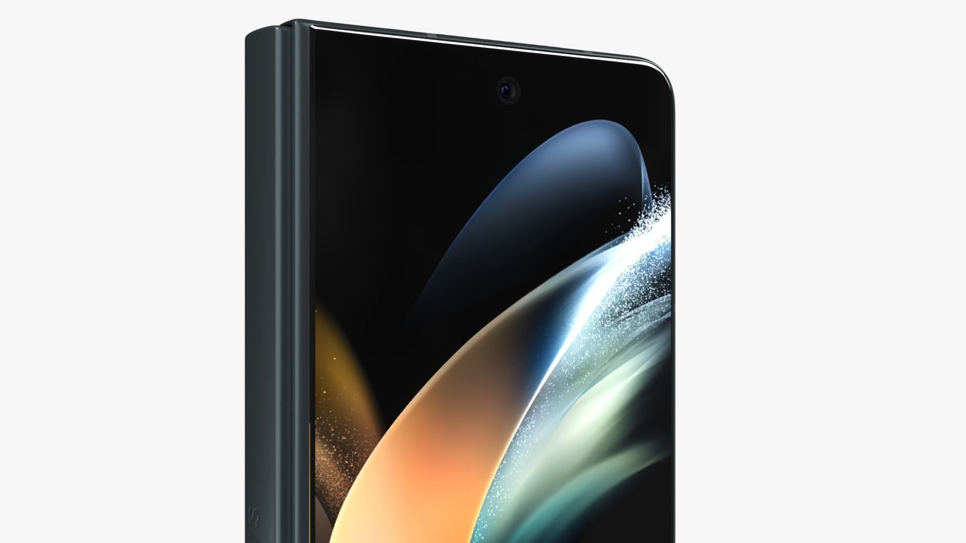 Samsung Galaxy Z Fold 4 Gray Green Rigged 3D model rigged | CGTrader