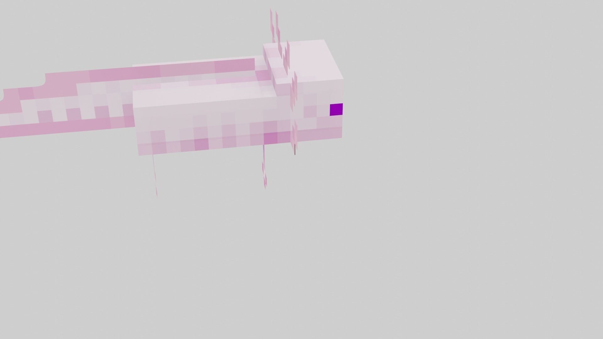3D model Mineraft Axolotl Rigged VR / AR / low-poly | CGTrader